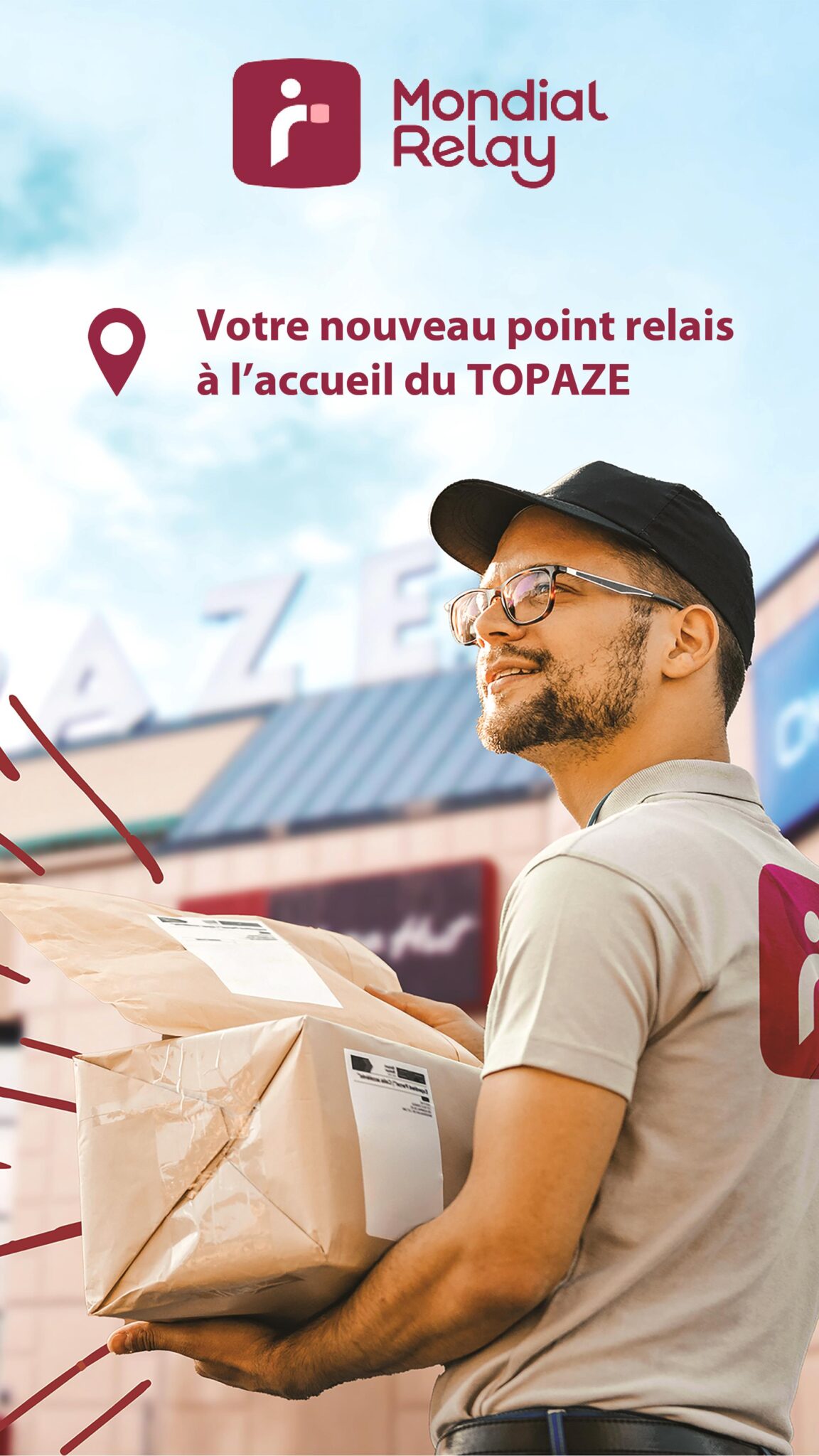 Le point Mondial Relay - Topaze